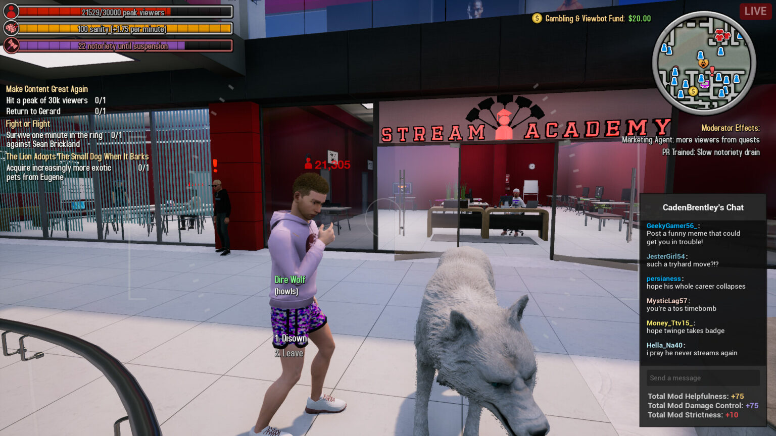 Content King – A Streaming Simulator Satire About Internet Fame - Indie ...